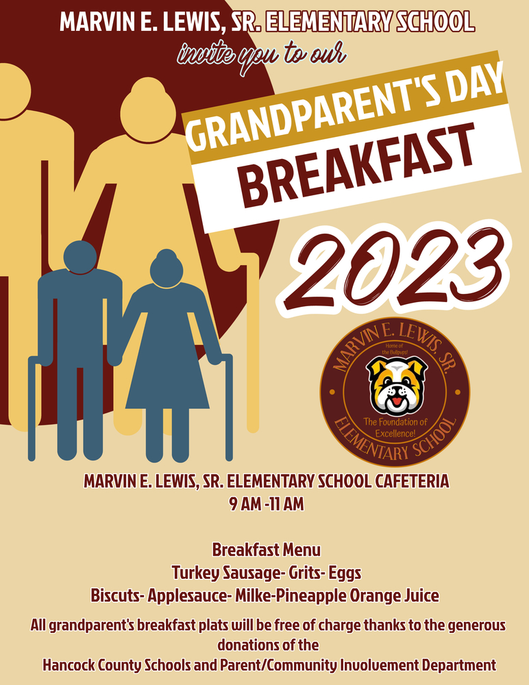 M.E. Lewis, Sr. Elementary Hosts Grandparent's Day Breakfast 2023 ...